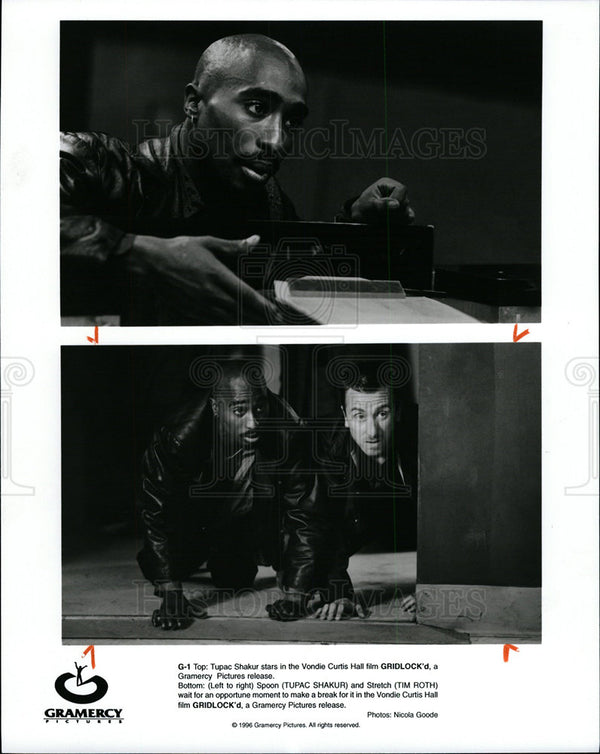 1997 Tupac Shakur Gridlock'd Film Actor - Historic Images