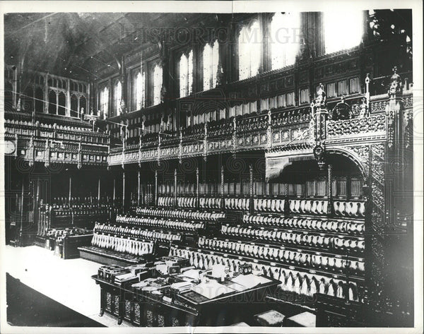 1941 House of Commons German Raid Chamber - Historic Images