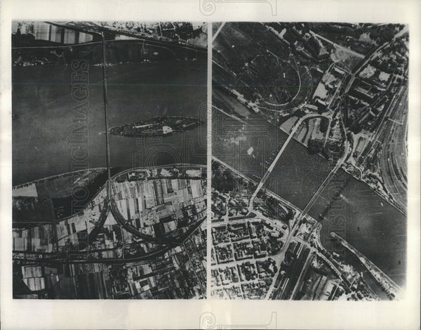 1945 Rhine River Bridges Recon Photos - Historic Images