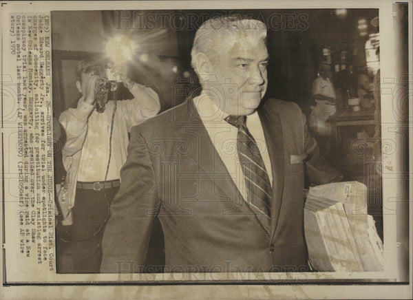 1970 Court Judge Edward Haggerty Spotlight - Historic Images