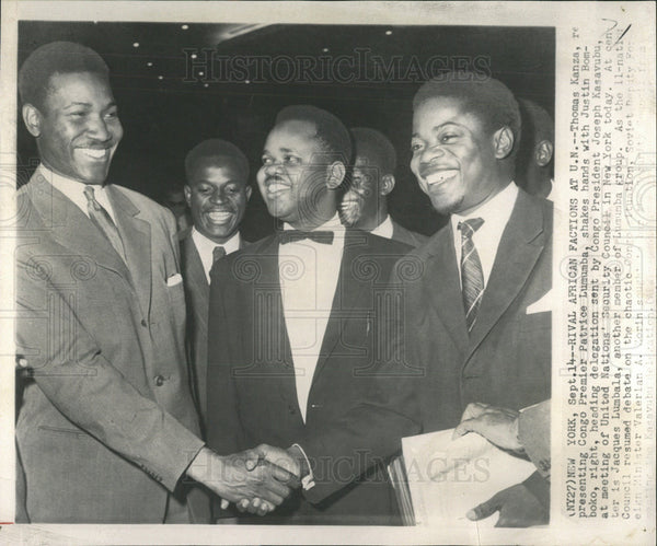 1960 Thomas Kanza Premier Patrice Congo - Historic Images