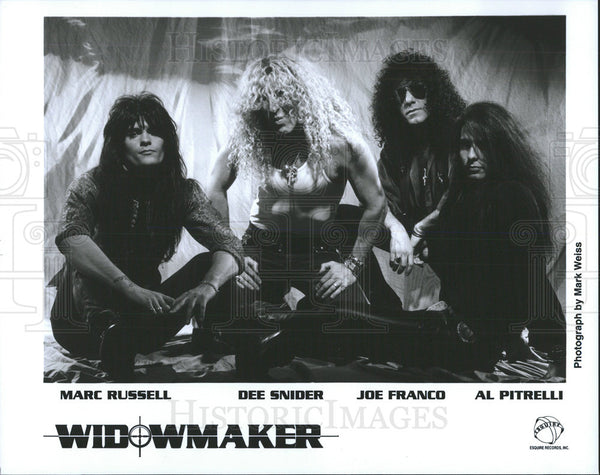 1993 Widowmaker Band Marc Snider Franco Al - Historic Images