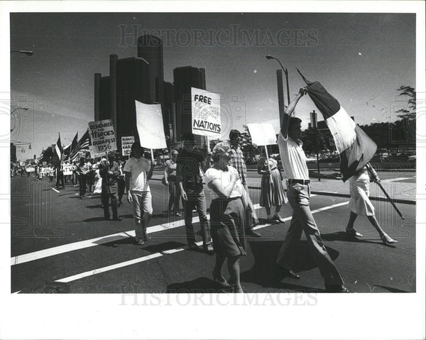 1980 Demonstration Capital National March - Historic Images