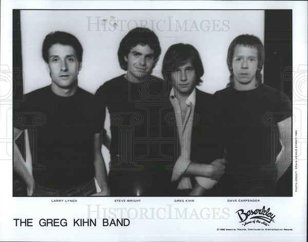 1980 The Greg Kihn Band Steve Wright Kihn - Historic Images