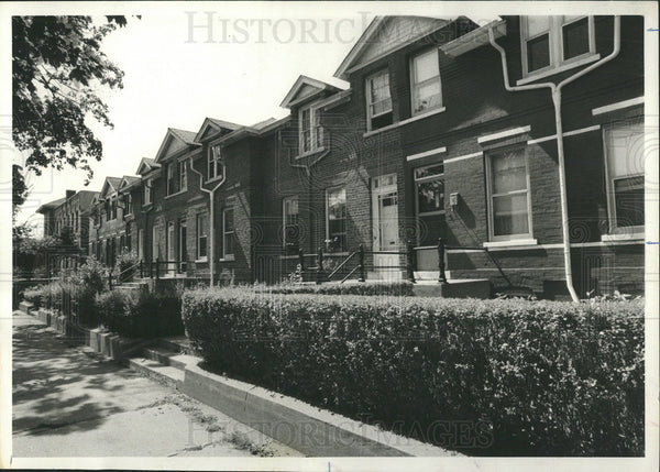 1978 Chicago Pullman Houses Classic design - Historic Images