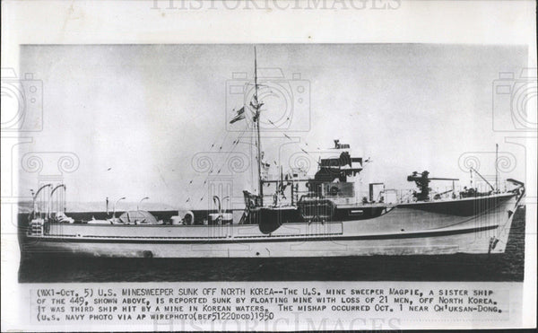 1950 Mine Sweeper Magpie United States - Historic Images