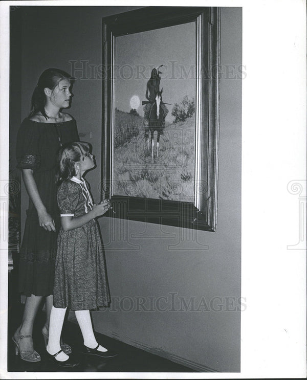 1981 Press Photo Paige Larkin & Molly Larkin - Historic Images