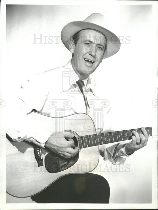 1959 Press Photo Red Foley Show Radio Network Saturday - Historic Images