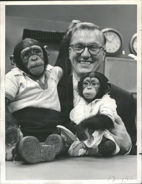 1972 Press Photo Dave Garroway NBC TV Host Chicago - Historic Images