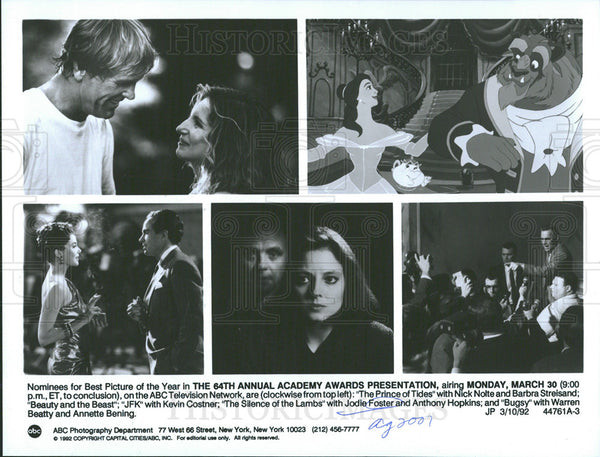 1992 Press Photo Alicia Foster American Actress Film - Historic Images