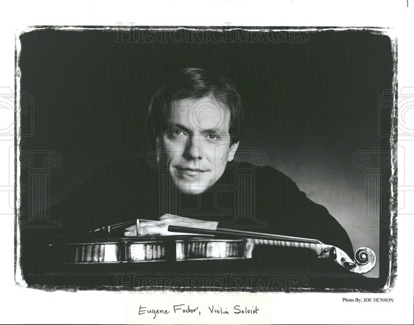 1999 Press Photo Violin Virtuoso Eugene Fodor - Historic Images