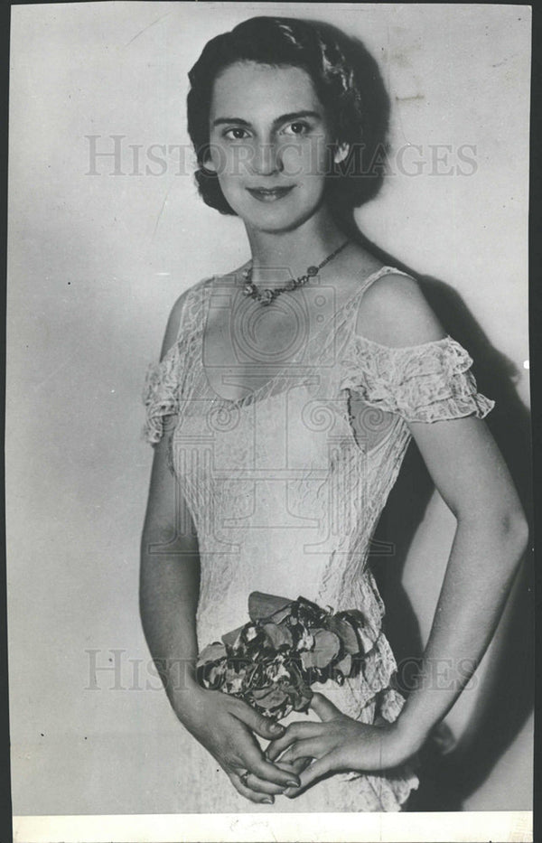 1932 Press Photo Arthur Hyde Barn warming Queen Carolin - Historic Images