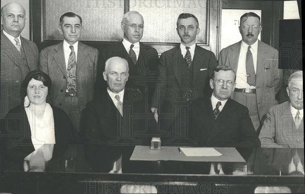 1931 Press Photo Labor William Doak machines Wharton - Historic Images