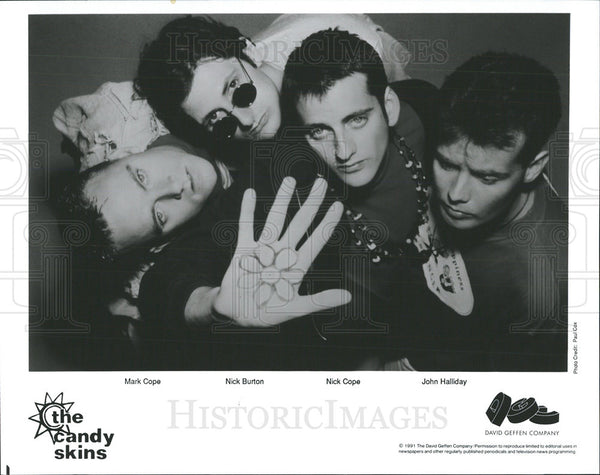 1992 Press Photo Mark Cope Nick Burton Nick Cope Candy - Historic Images