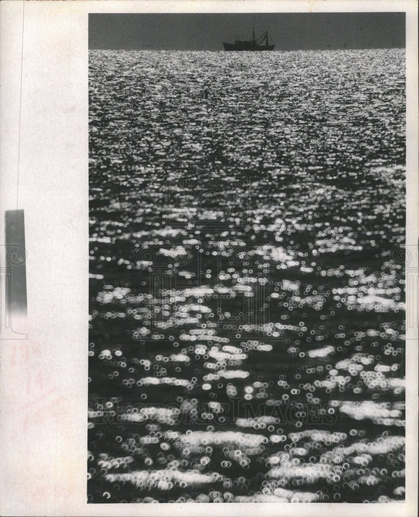 1973 Press Photo Fishing Gulf Florida Azure Waters - Historic Images