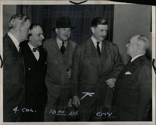 1939 Press Photo Dr William Evans Peadar Gelid Mandel - Historic Images