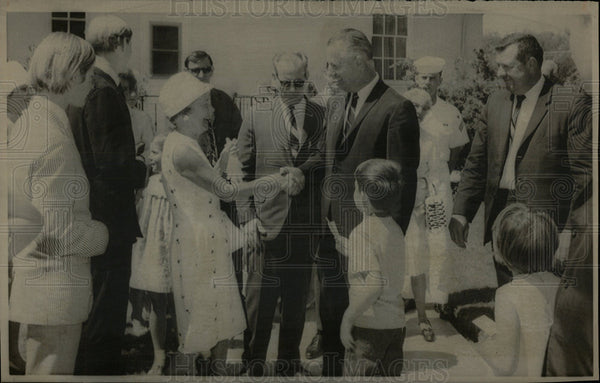 1968 Press Photo Maryland Gov Spiro Agnew California - Historic Images