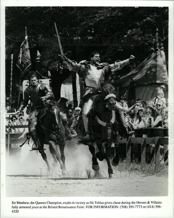 Press Photo Matthew Queens Champion Villain Bristol - Historic Images