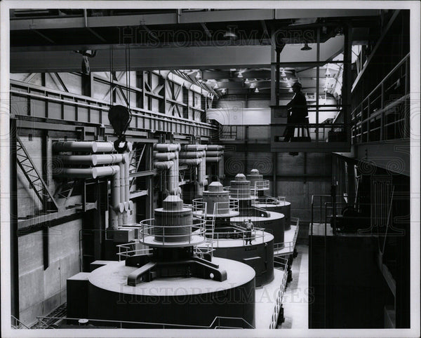 1972 Press Photo Yellowtail Dam Powerplant Generators - Historic Images