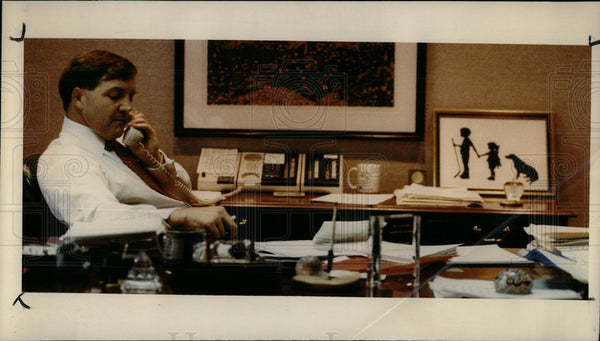 1993 Press Photo David J. Campbell Health official - Historic Images