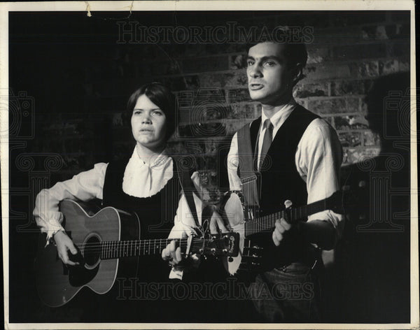 1966 Press Photo Kathi Webber Vince De Francis music - Historic Images