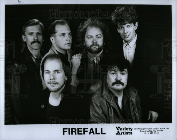 1990 Press Photo Firefall rock band Rick Roberts Jock - Historic Images