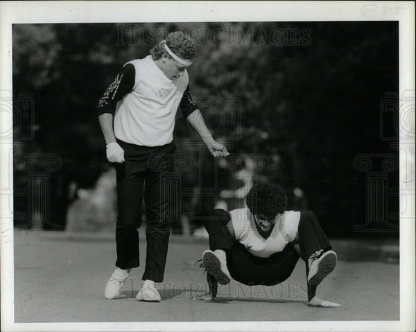 1984 Press Photo Dade City Martha World Body Poppers - Historic Images