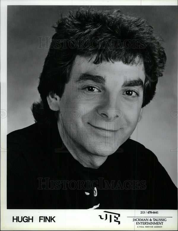 1990 Press Photo Hugh Fink/Comedian - Historic Images