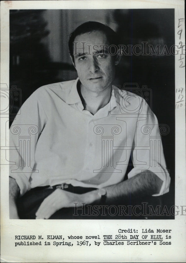 1967 Richard M. Elman author - Historic Images