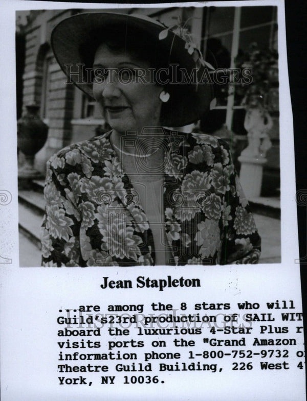 1995 Jean Stapleton American stage televisi - Historic Images