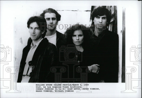 1989 Cowboy Junkies Alan Anton Peter Timmin - Historic Images