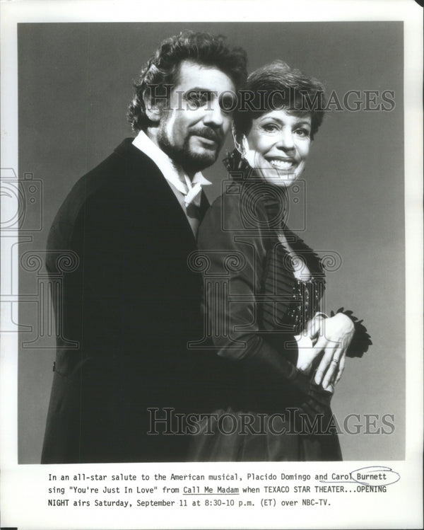 Carol Burnett Singer Texaco Star Theater - Historic Images