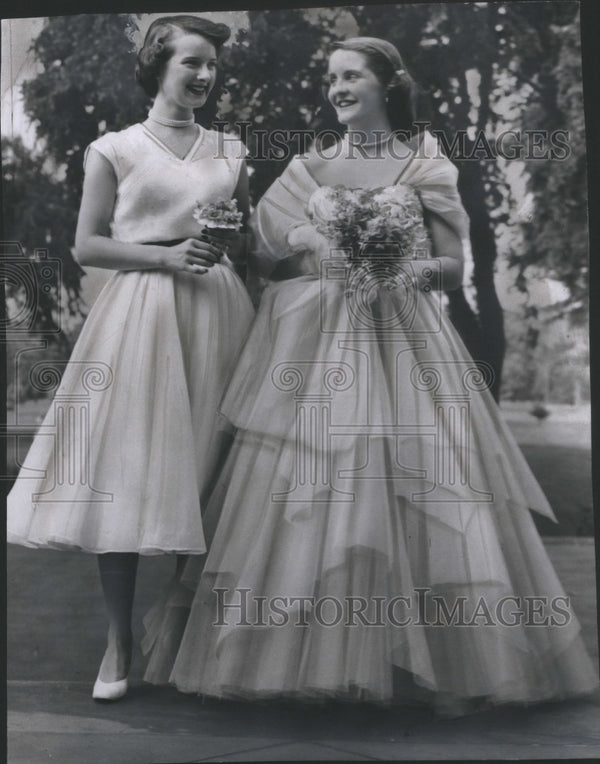 1951 Miss Jane Garrison Judy Frost society - Historic Images