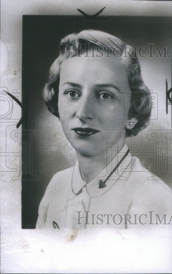 1954 Detroit Society Barbara Bayne to marry - Historic Images