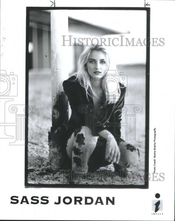 1992 Press Photo Canadian Rock Singer Sass Jordan- RSA20349 - Historic ...