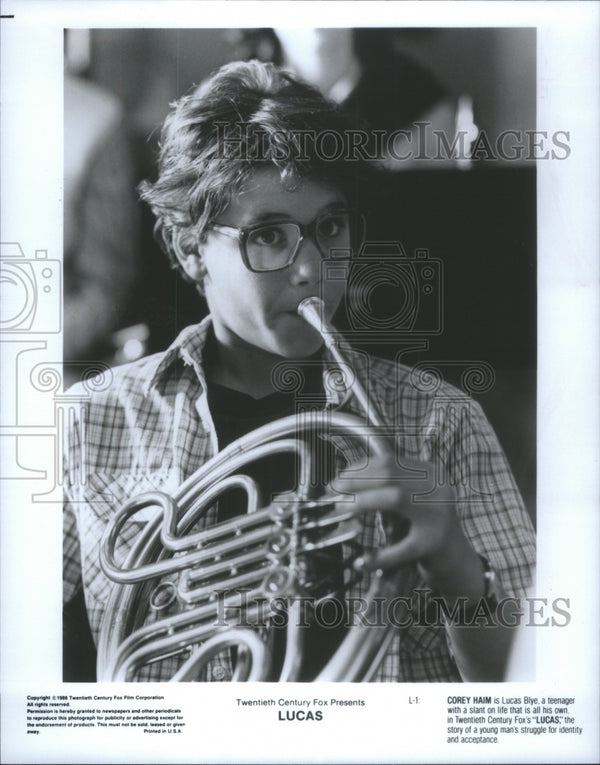 1986 Corey Ian Haim Canadian Actor Lucas - Historic Images