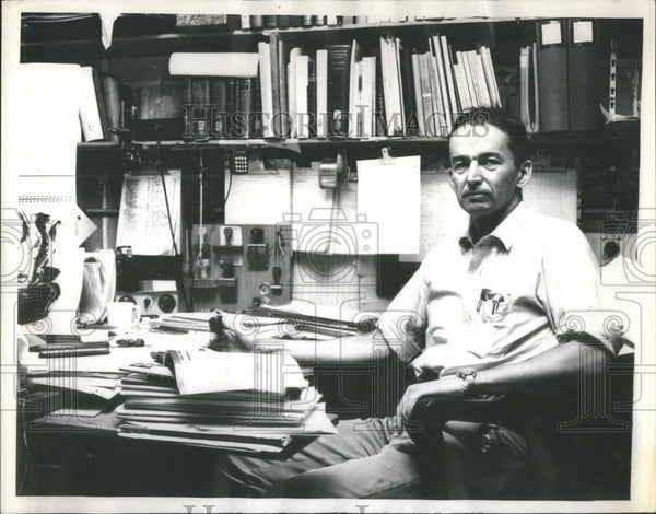 1963 Prof. Dave Fultz meteorologist of the - Historic Images