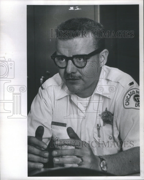 1968 Daniel Gleason Chicago Police Department - Historic Images