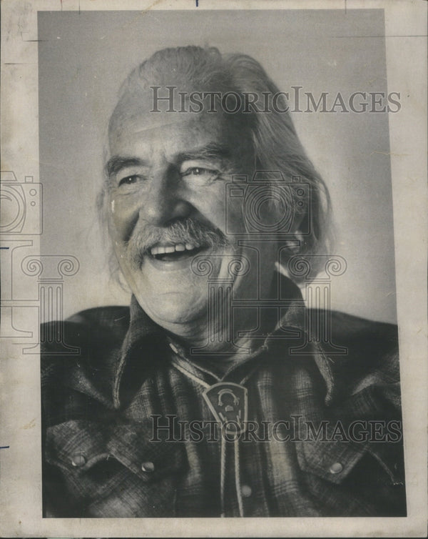 1976 Press Photo Will Geer American Actor and Social Activist ...