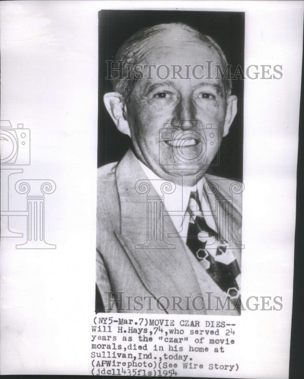 1954, Hays czar Republican National Committee Sullivan American film ...
