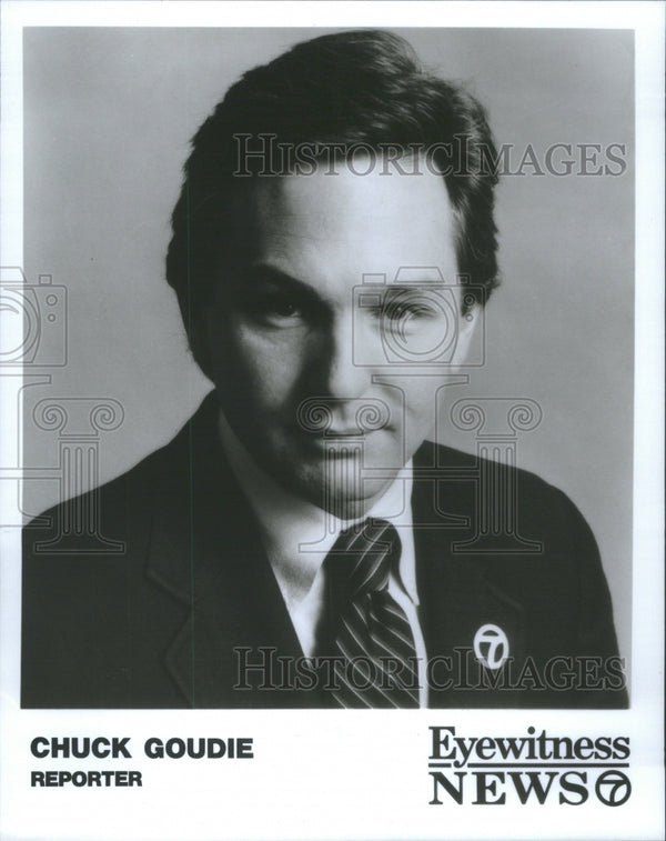 1986 Chuck Goudie American television journalist Chicago- RSA65215 ...