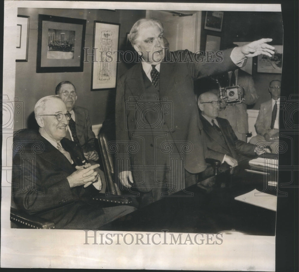 1954 John Llewellyn Lewis Harry Truman - Historic Images