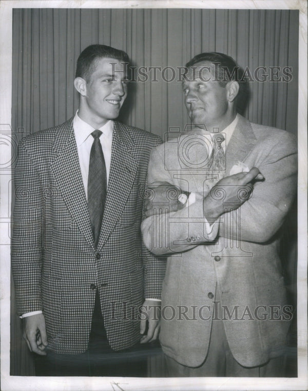 1954 Press Photo Art Linkletter and son Jack "House Party"- RSA72617 ...