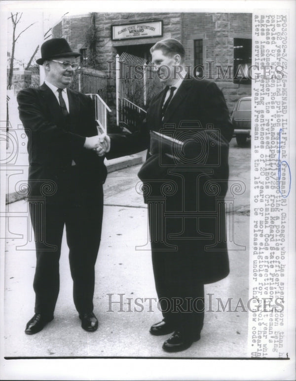 1985 Frank Freeman Paroled after 62 years in prison - Historic Images
