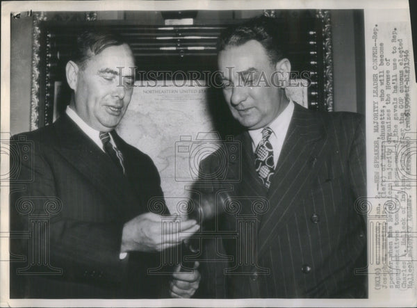 1946 Press Photo Rep. Joseph Martin new speaker of the house - Historic ...
