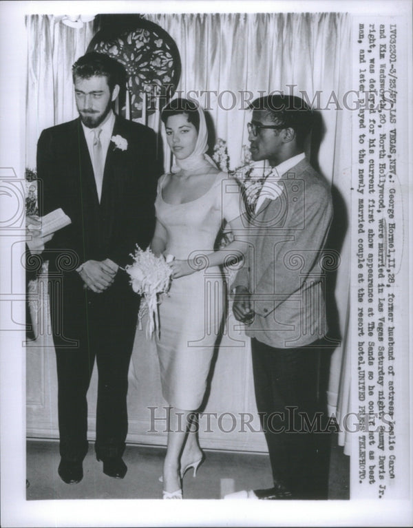 1957 George Hormell, II, Kim Wadsworth & Sammy Davis Jr. - Historic Images