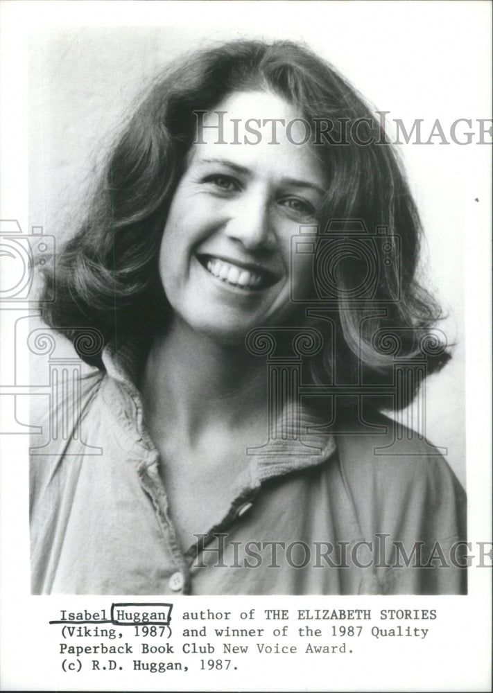 1987 Isabel Huggan author Elizabeth Stories Paperback Book Club ...