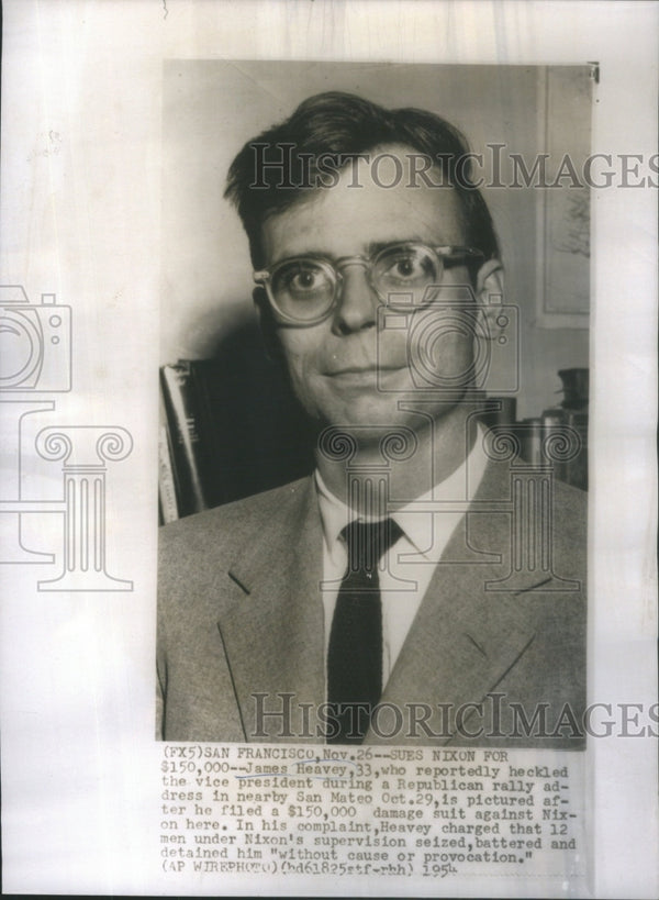1954 James Heavey San Mateo San Francisco Nixon Pictured Field Suit ...