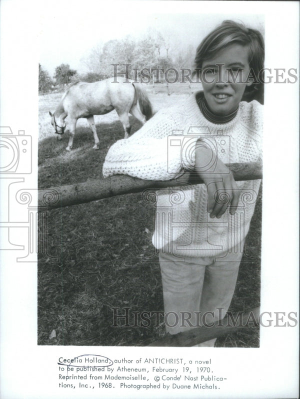 1970 Cecelia Holland Historical Novelist Author Antichrist - Historic ...