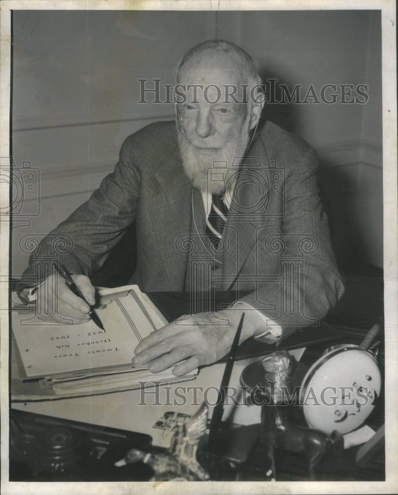 1954 Albert W. Harris, 85 of the Harris Trust & Savings Bank - Historic ...